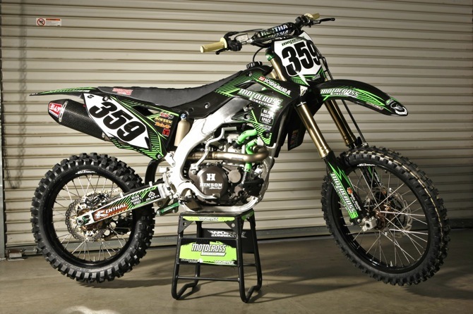 Motocross Action Replica Decal Kit | Kawasaki Factory Graphics – Store ...