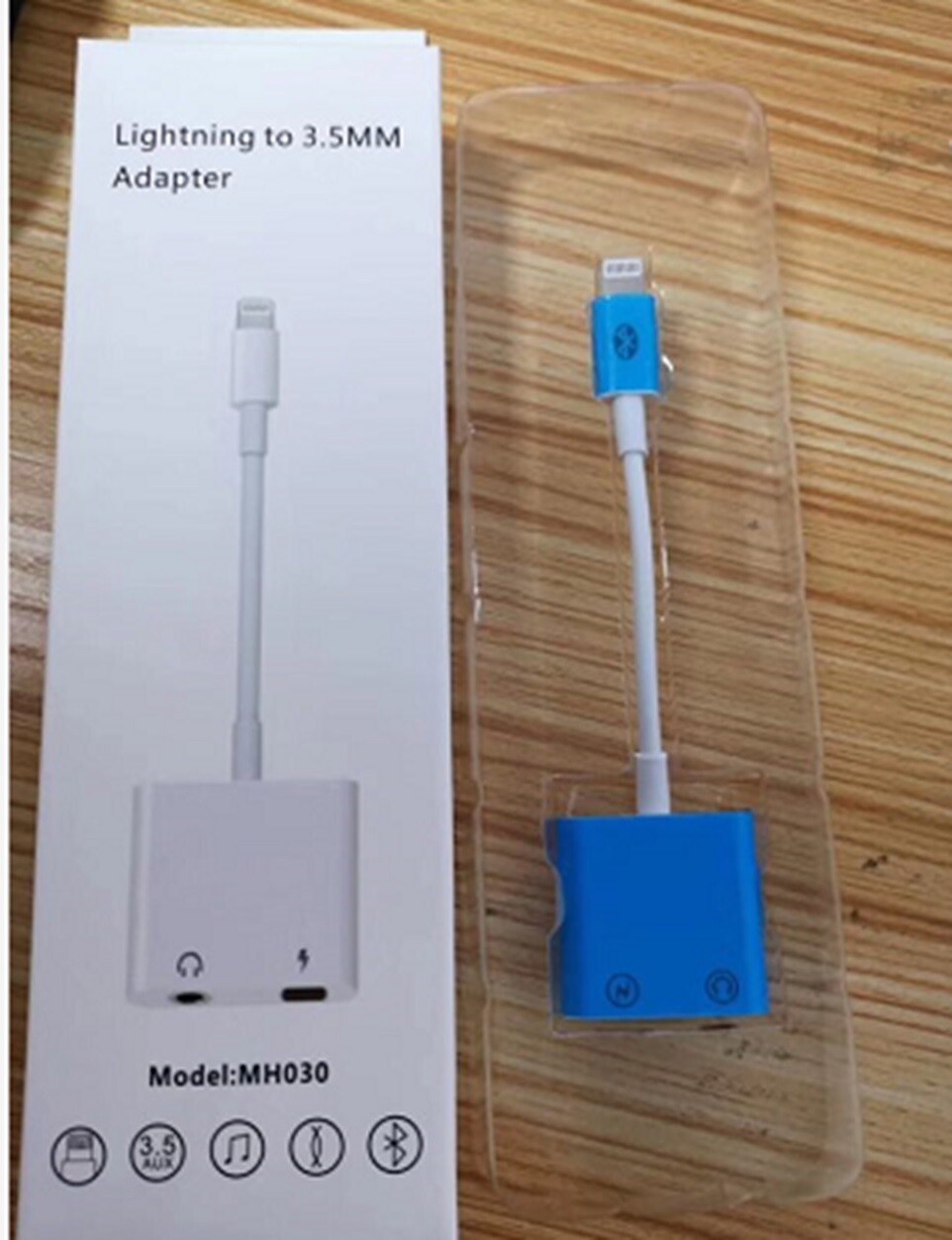 Cablu adaptor Iphone, Active, Spliter 2 in 1,conectare Bluetooth ...