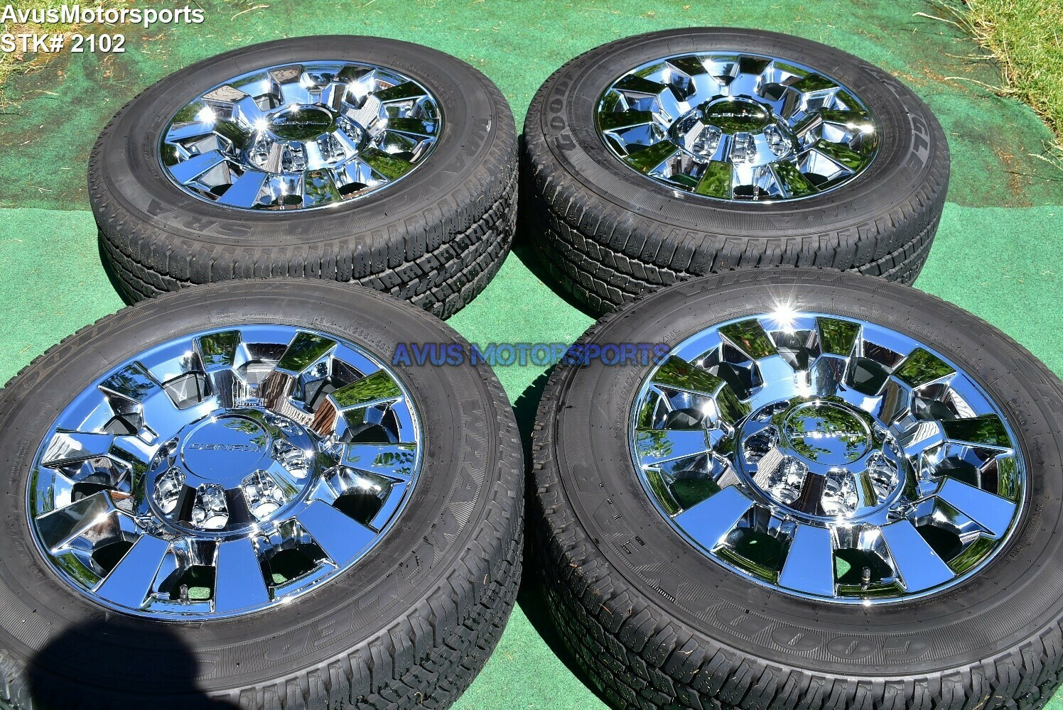 20" GMC Sierra DENALI 2500 3500 OEM CHROME FACTORY WHEELS CHEVY ...