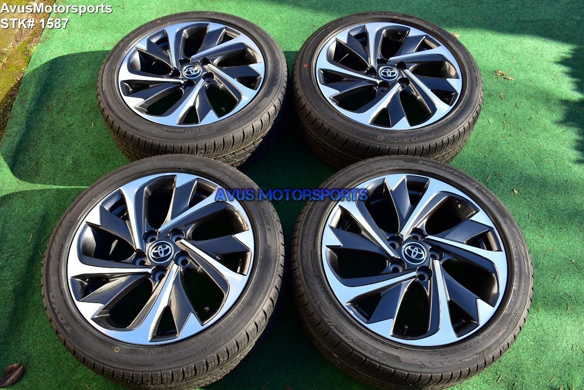 17" Toyota Corolla IM Factory OEM Wheels Toyo P225/45R17 2017 Scion