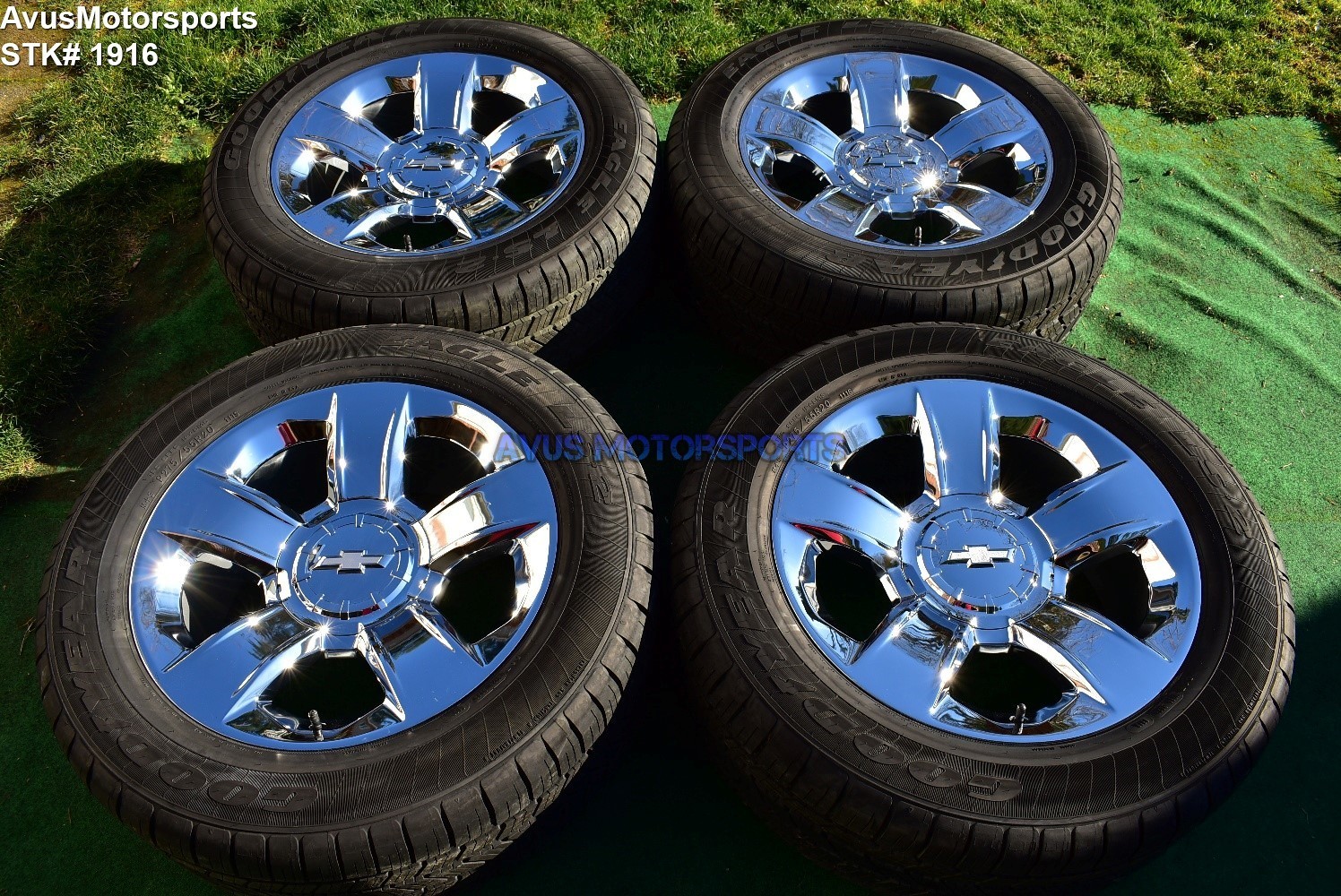 20" Chevrolet SILVERADO 1500 OEM FACTORY Chrome WHEELS Tahoe GMC Sierra YUKON
