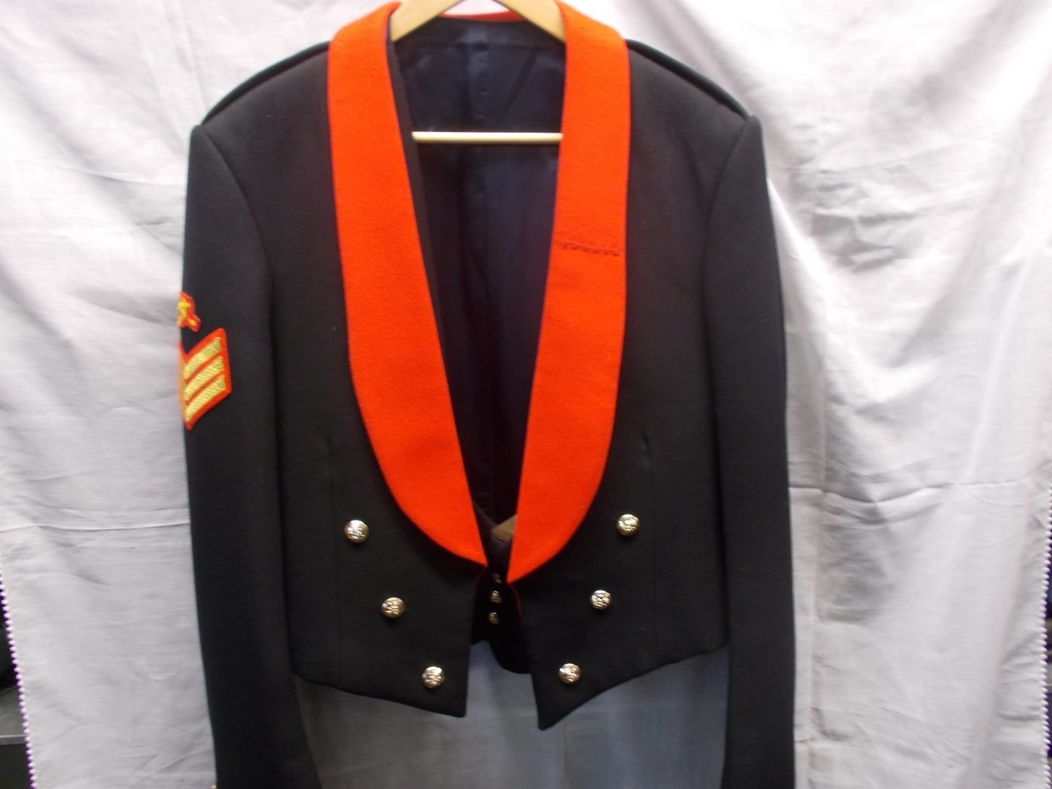 British Army Genuine Used Royal Artillery Sgt Mess Dress Jacket & Waistcoat
