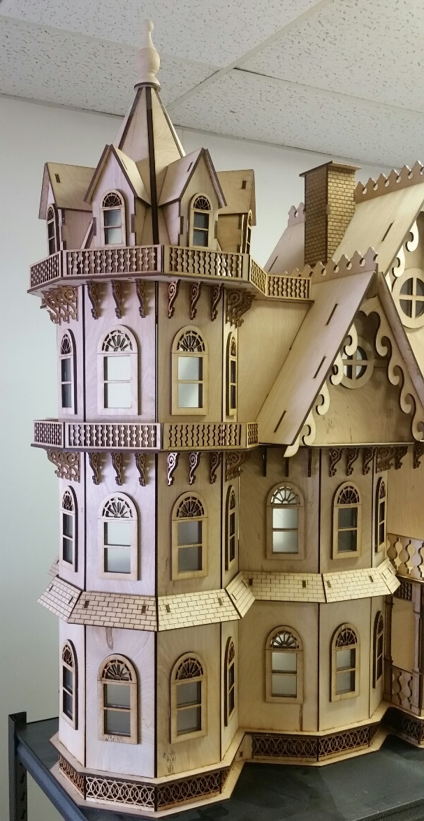 Leon Gothic Victorian Mansion 1 12 Scale
