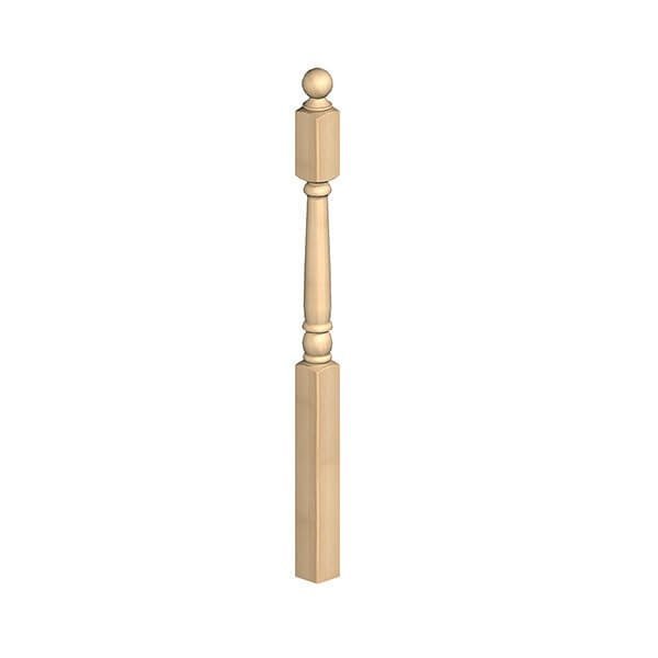 Ornate Turned Newel Post 1.3m x 80mm x 80mm