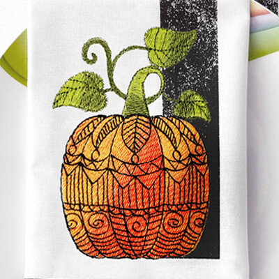 Autumn Pumpkins embroidery designs | Royal Present Embroidery | Machine ...