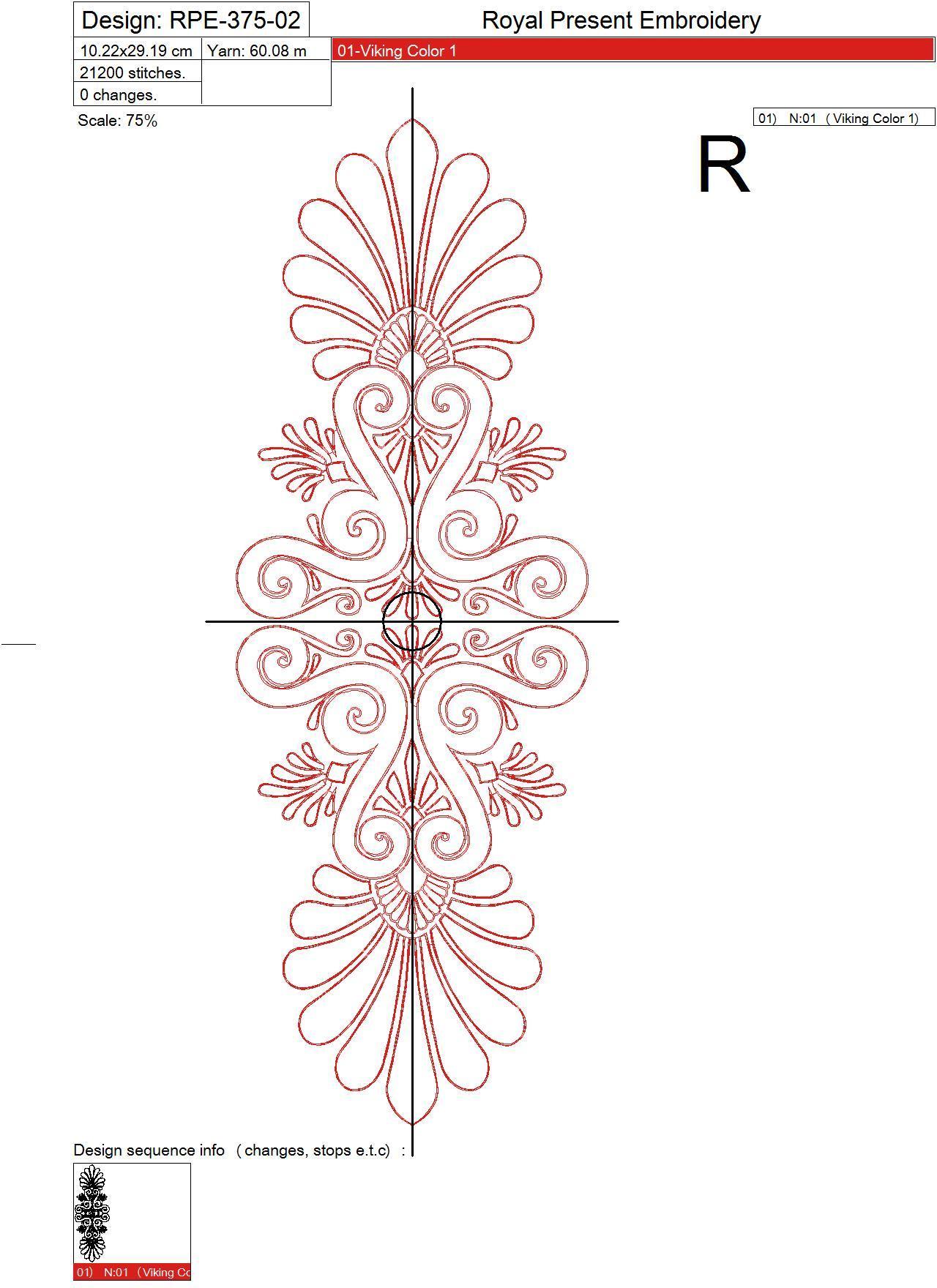 Machine Embroidery Design Elegant Decor - 3 sizes | Free Machine ...
