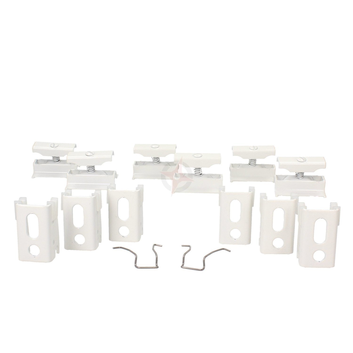 White column Radiator Fixing Brackets