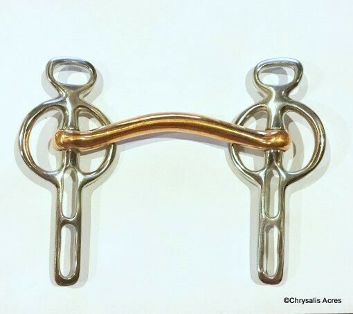Liverpool Bit – Low Arch Copper Mouth – Chrysalis Acres – Equipment for ...