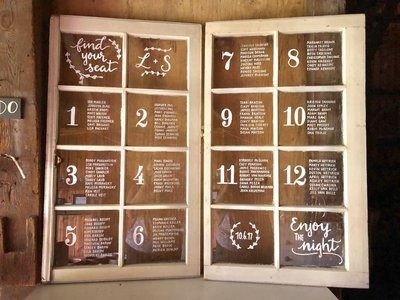 SEATING ASSIGNMENT DISPLAYS