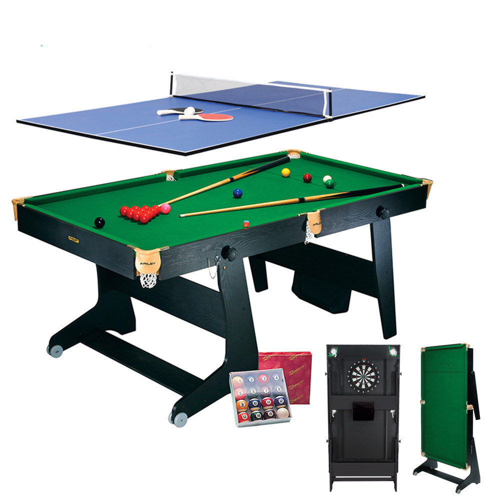 Riley Folding Snooker Table 6ft 4 In 1 Snooker Pool Table riley-folding-snooker-table-6ft-4-in-1-snooker-pool-table