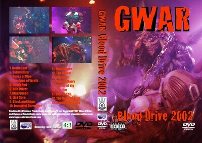 GWAR LIVE DVDs