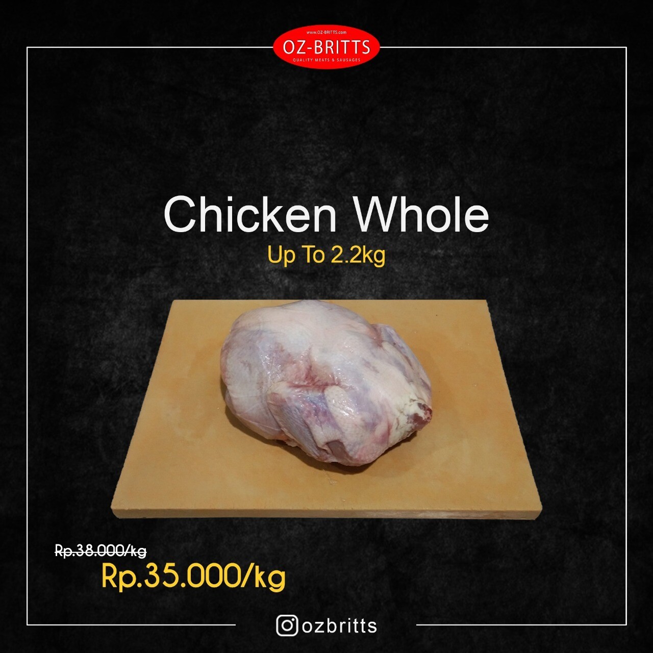 Whole Chicken - Approx Wt/Kg 1.4