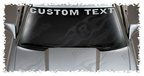 2010 & Up Camaro Windshield Decal Vinyl Graphics kit – Store – Rider ...