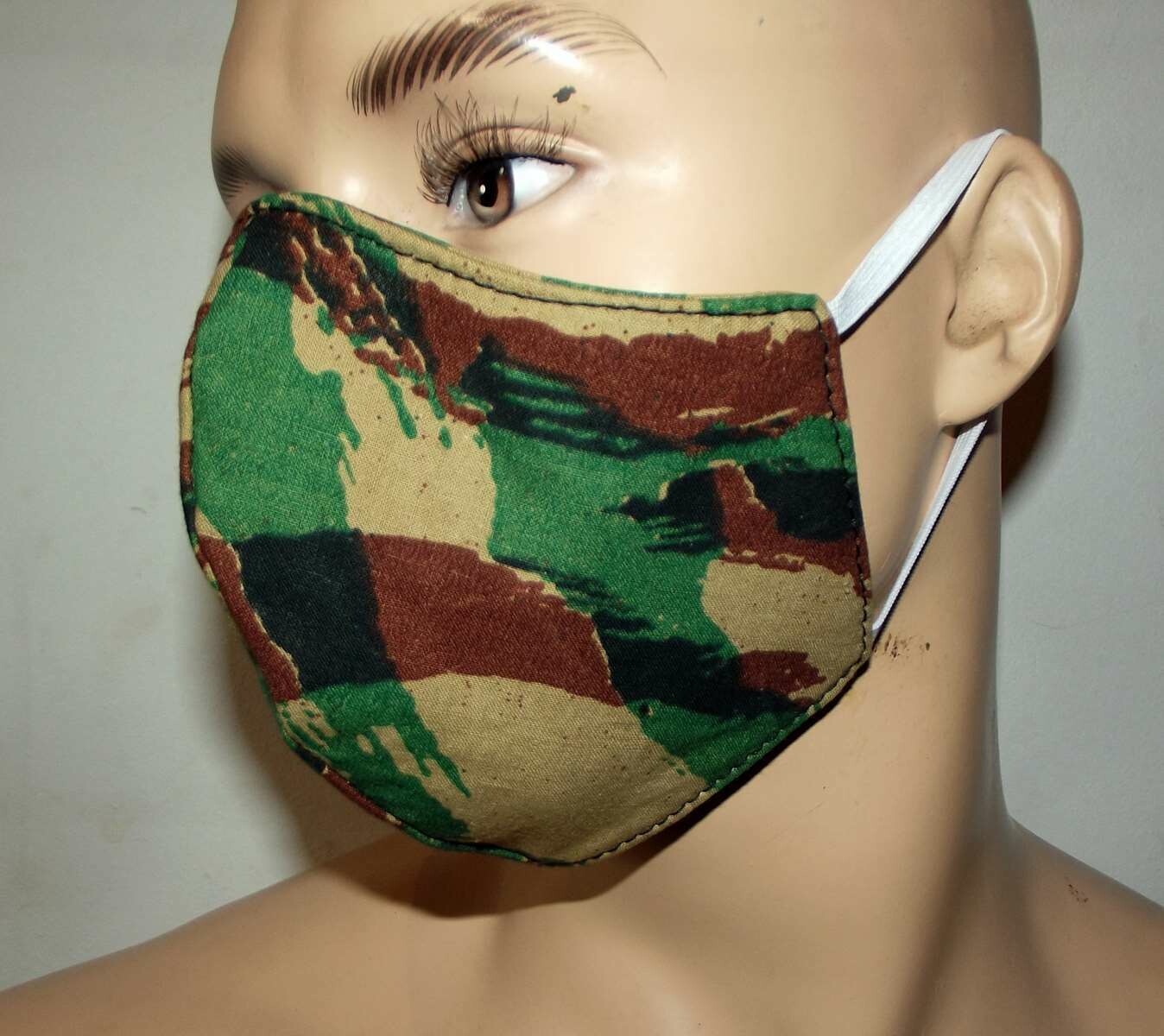 Masque de Protection 3 couches Militaire Lézard Indo-Algérie . Made in ...
