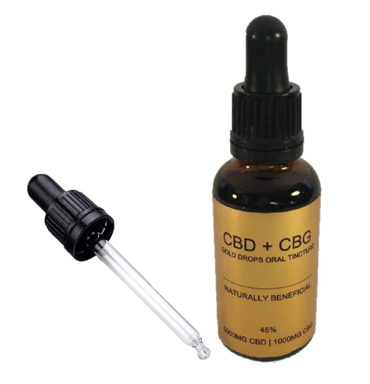 CBD OIL UK | CBD GOLD DROPS | CBD 5000mg + CBG 1000mg