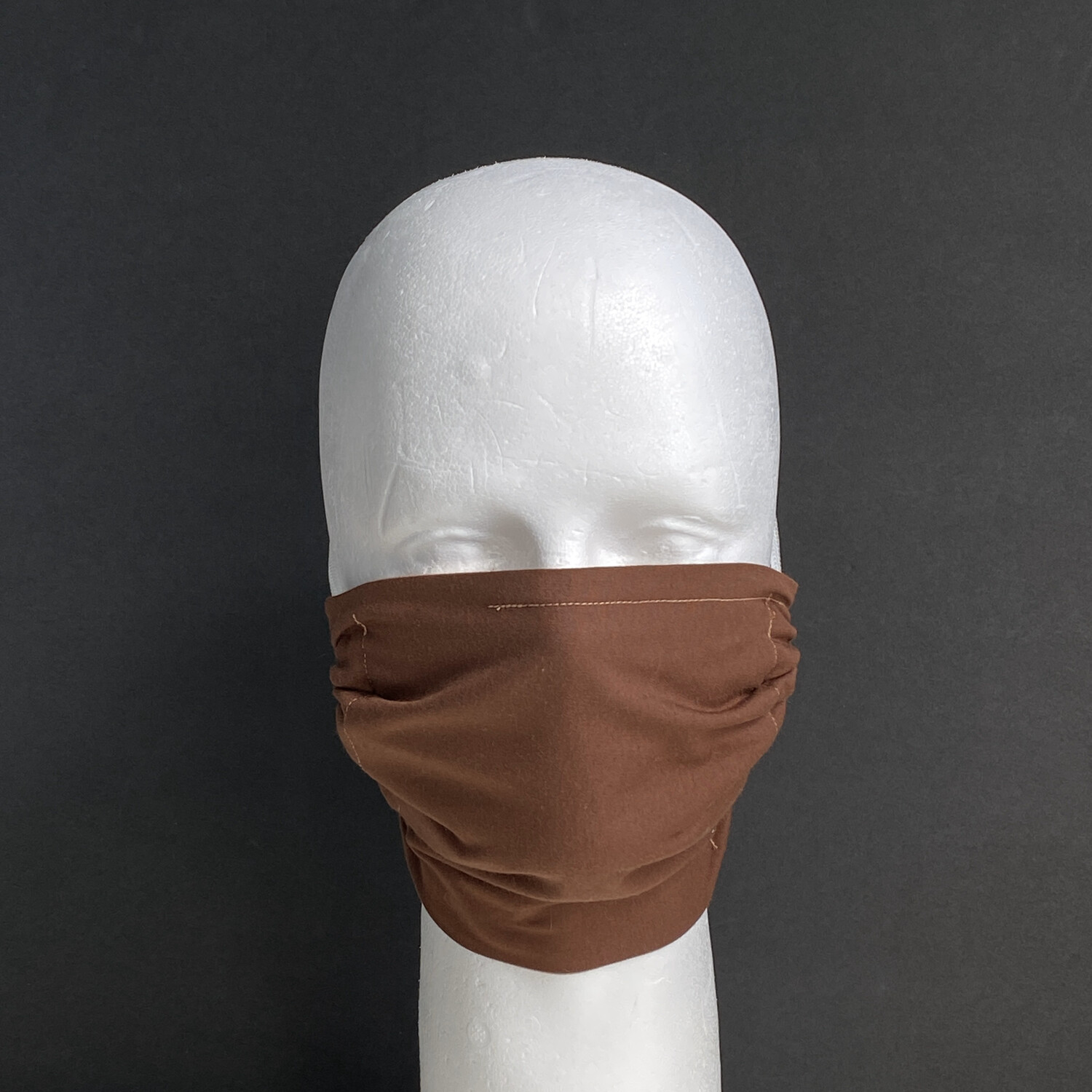 Solid Brown Adjustable Reusable Cloth Face Mask – Our Store – Surf and ...