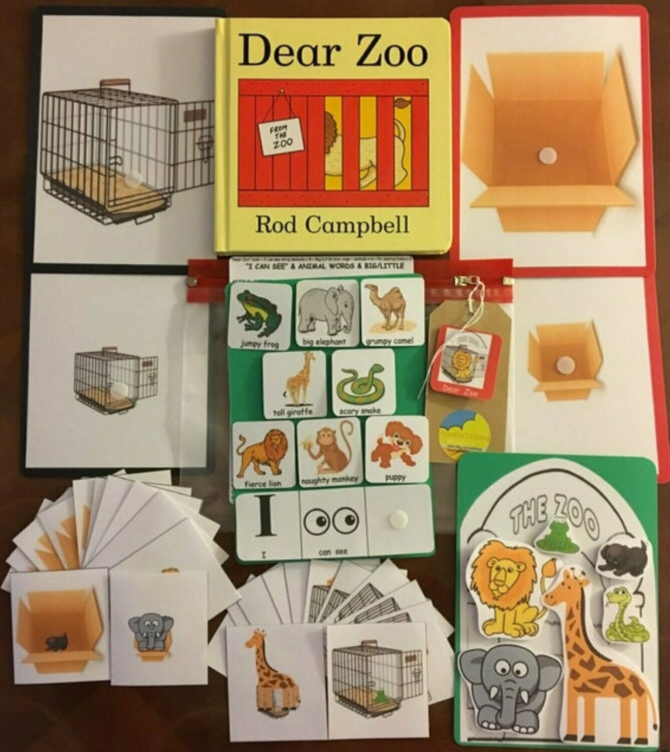 Dear Zoo 3 Word Level Pack with Board Book