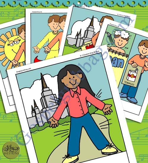 Word of Wisdom, Health, Choices: LDS Lesson Activity - Activity Days ...