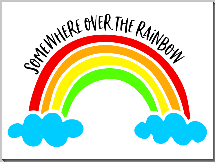 Somewhere Over The Rainbow Scene