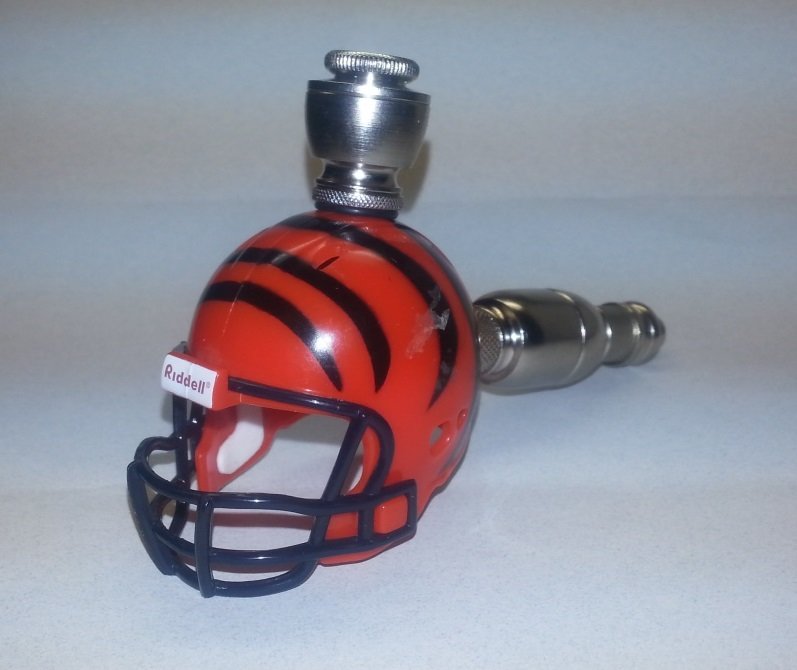 Cincinnati Bengals NFL Helmet Pipe Straight Design