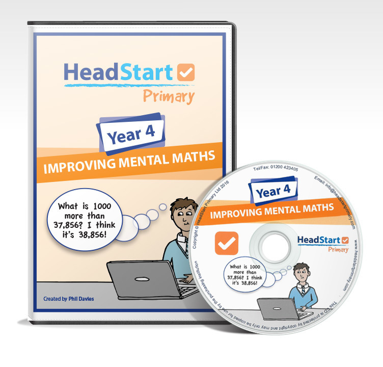 Improving Mental Maths Year 4 CD ROM Buy Primary Resources For 