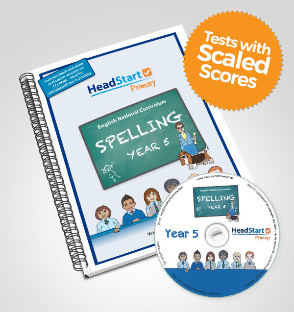 English Spelling - Year 5 (Tests with Scaled Scores) | Teaching ...