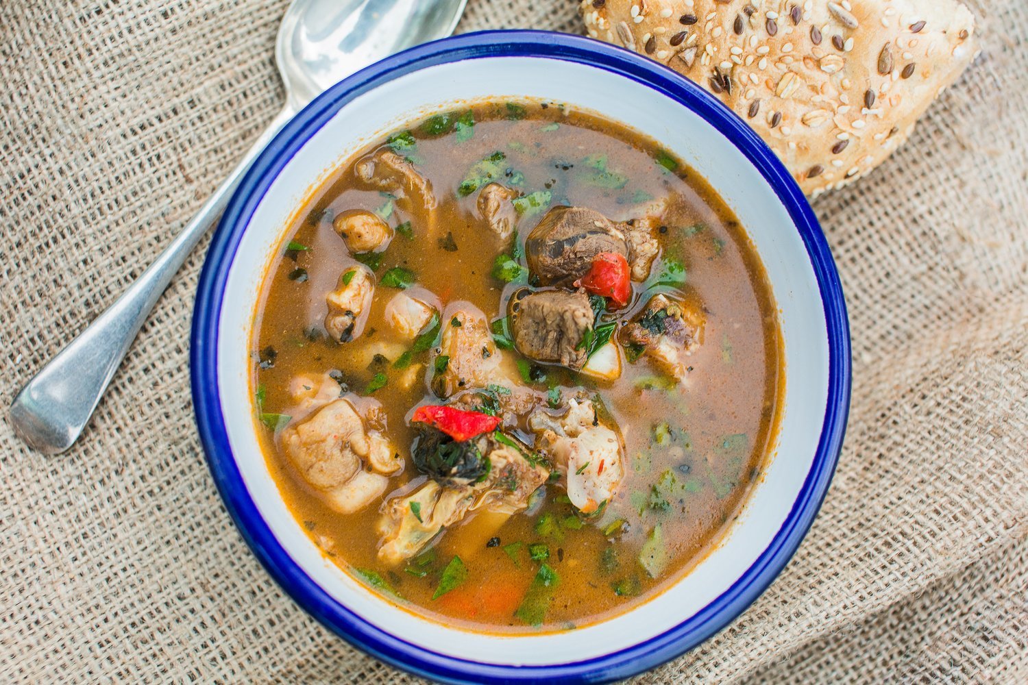 Ogbono Soup (Offered Vegetarian too ) - ( Select Small, Family Value or ...