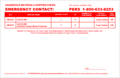 3. Reusable Shipping Papers