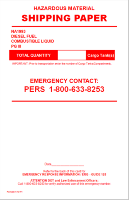 3. Reusable Shipping Papers