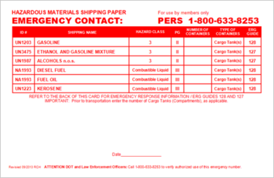 3. Reusable Shipping Papers