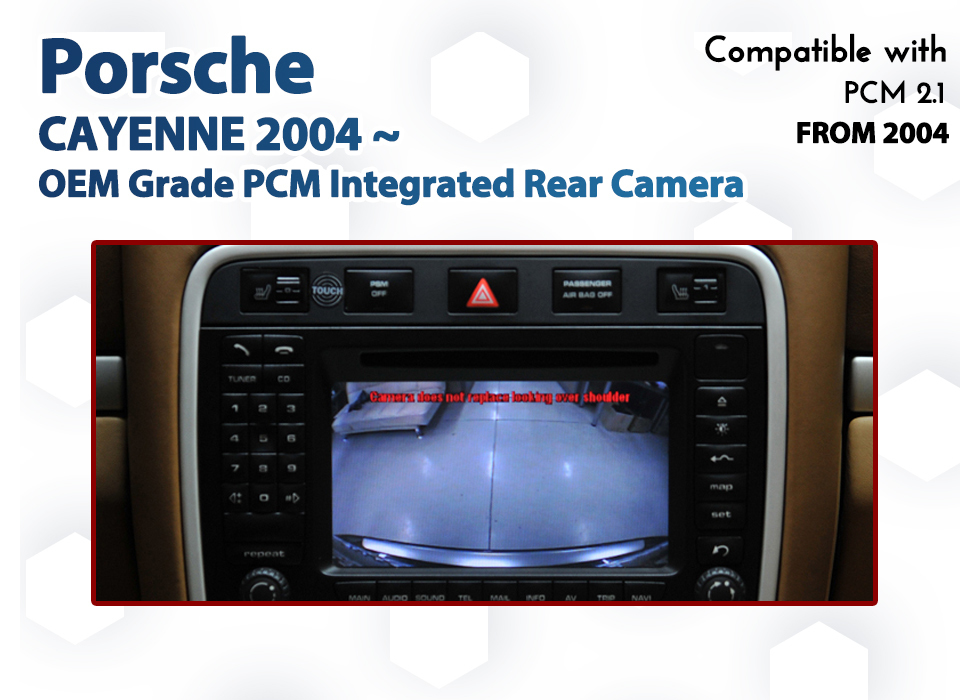 [2003 - 2010] Porsche Cayenne PCM Audio add-on Backup Rearview Camera ...